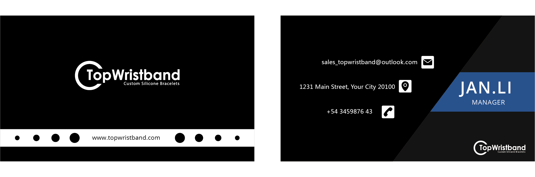 Business Cards Online: Order Business Card On Topwristband For The ...