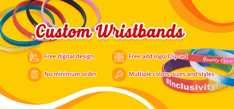 Customize Your Embossed Printed Wristbnad For More Attention ...